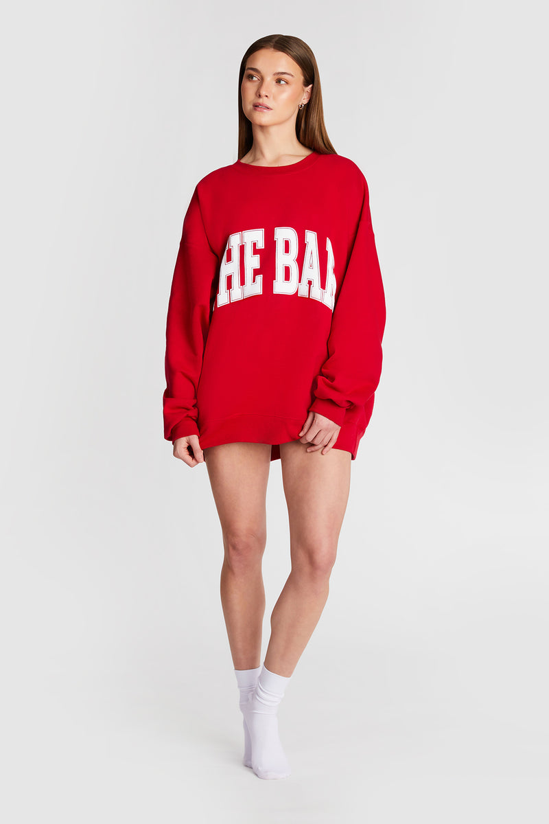 VARSITY SWEATSHIRT RUBY – The Bar