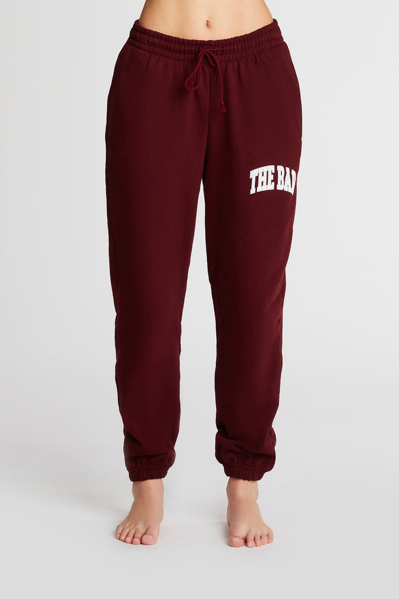VARSITY SWEATPANTS MAROON – The Bar