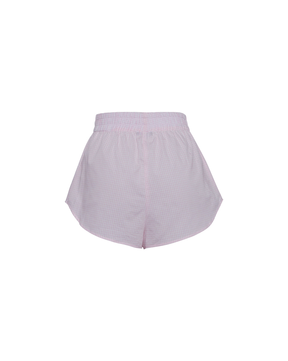 ANGELO SHORT ROSE GINGHAM – The Bar